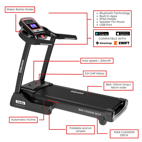 Endurance Cardio Treadmill – Endurance Treadmills